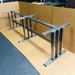 Conference Table Base, Heavy Duty Steel Table Base, Set of 3 Legs and 4 ...