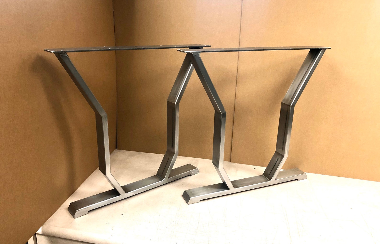 Design Style Curly V Shaped Set of 2 Legs - Etsy