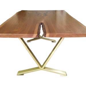 V-shaped Dining Table Legs, Industrial Legs, Set of 2 Steel Legs - Etsy