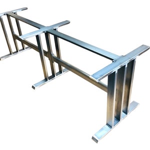 Conference Table Base, Heavy Duty Steel Table Base, Set of 3 Legs and 4 ...