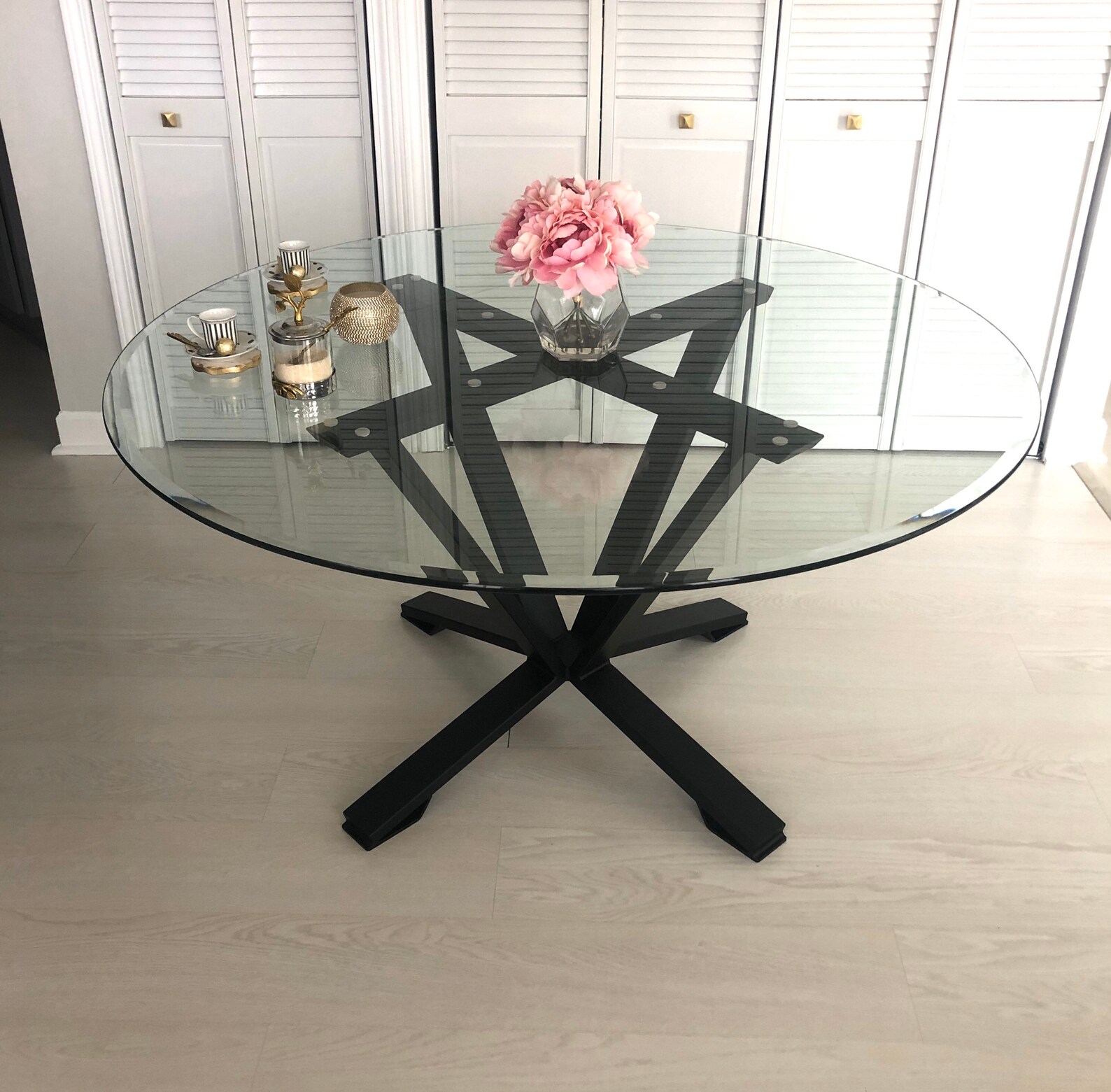 V-shaped Dining Table Base for Round or Square Tops | Etsy