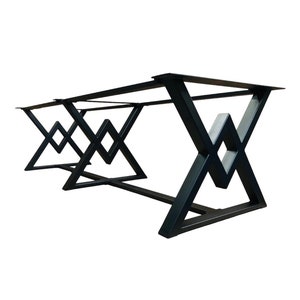 The Diamond Conference Table Base 3 Legs With 6 Braces - Etsy