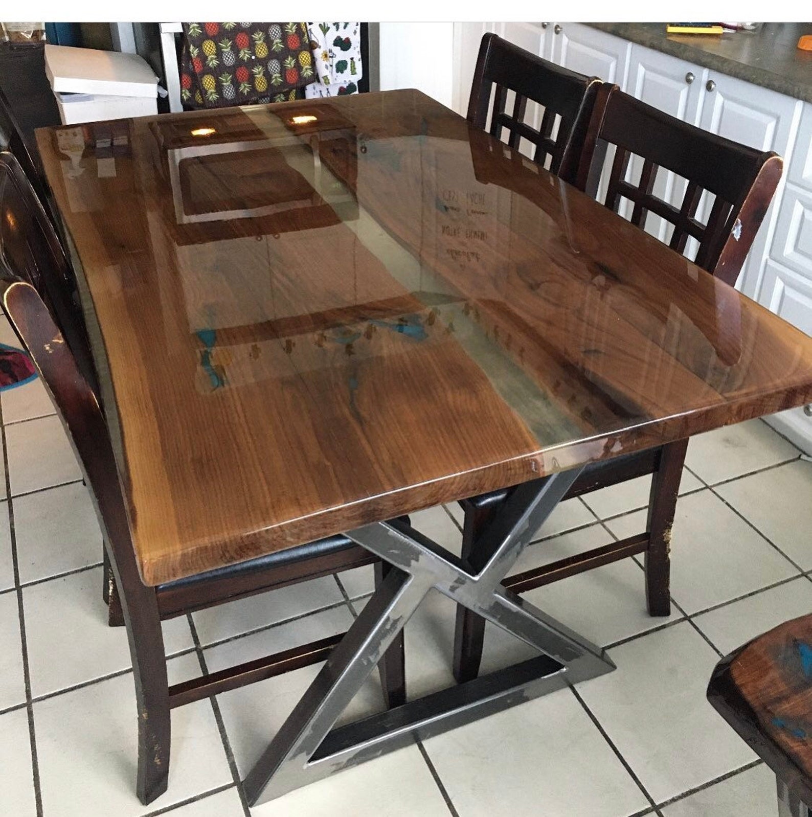 X Style Table Legs Modern Table Legs | Etsy