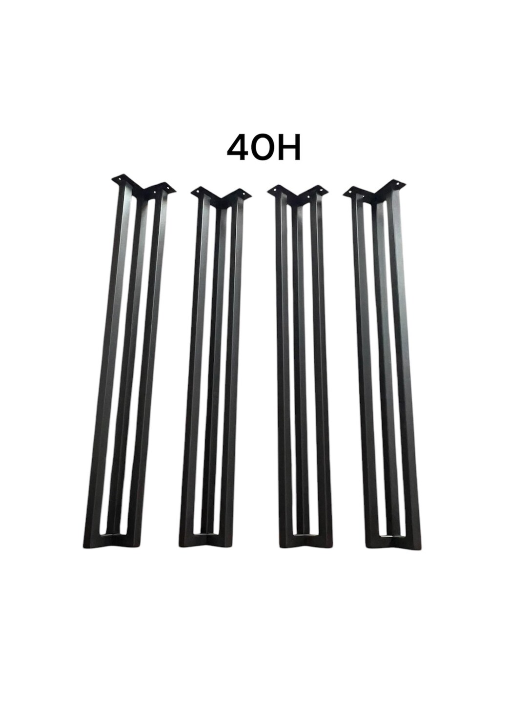 Set of 4 Steel Bar Height Legs 40”H - Etsy
