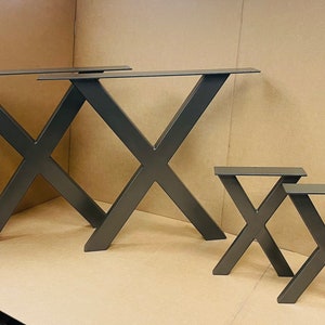 X Design Dining Table Legs With Bench Legs - Etsy