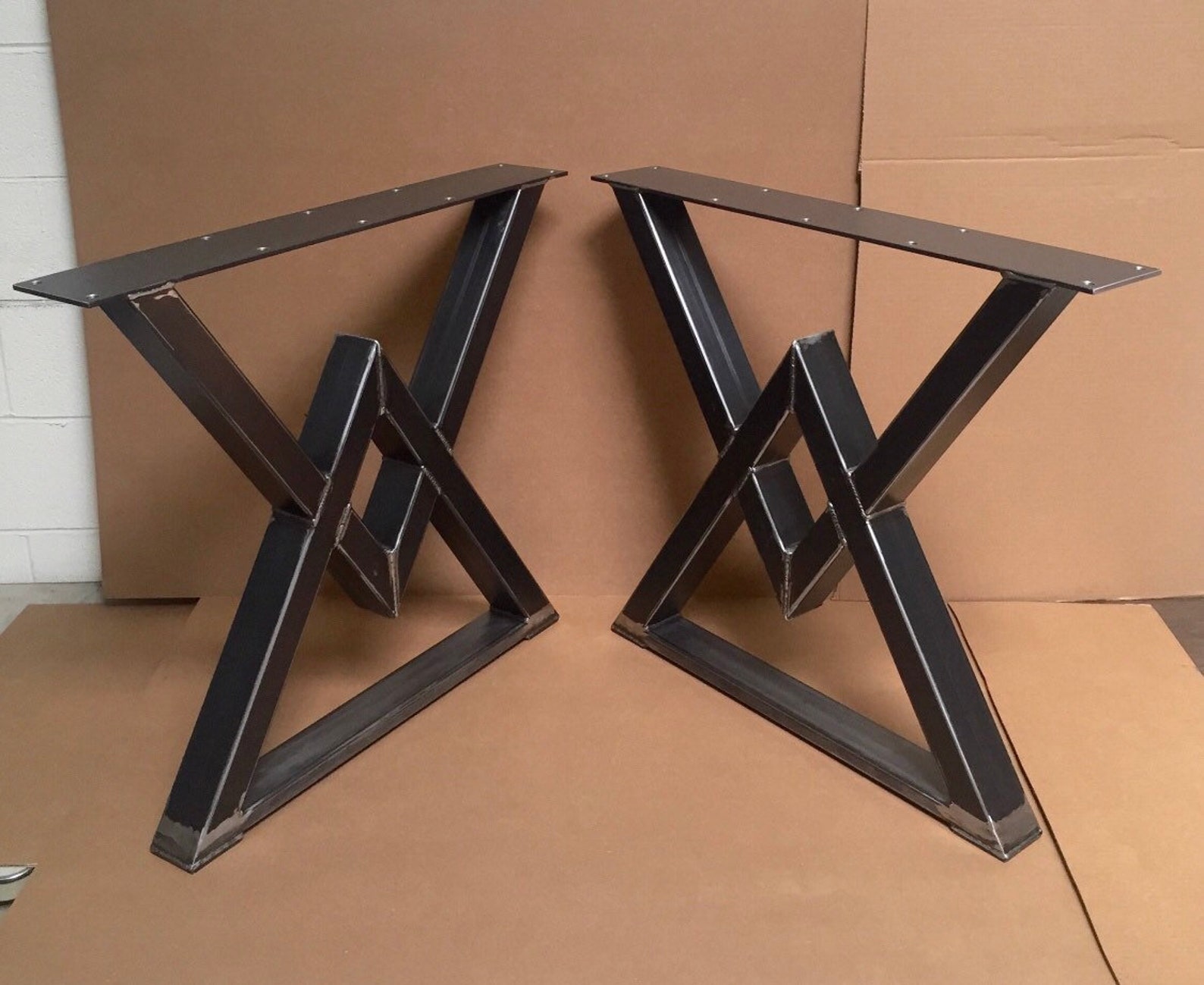 The Diamond Set Diamond Dining Table and Coffee Table Steel | Etsy