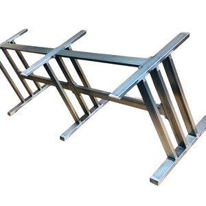 Conference Table Base, Heavy Duty Steel Table Base, Set of 3 Legs and 4 ...