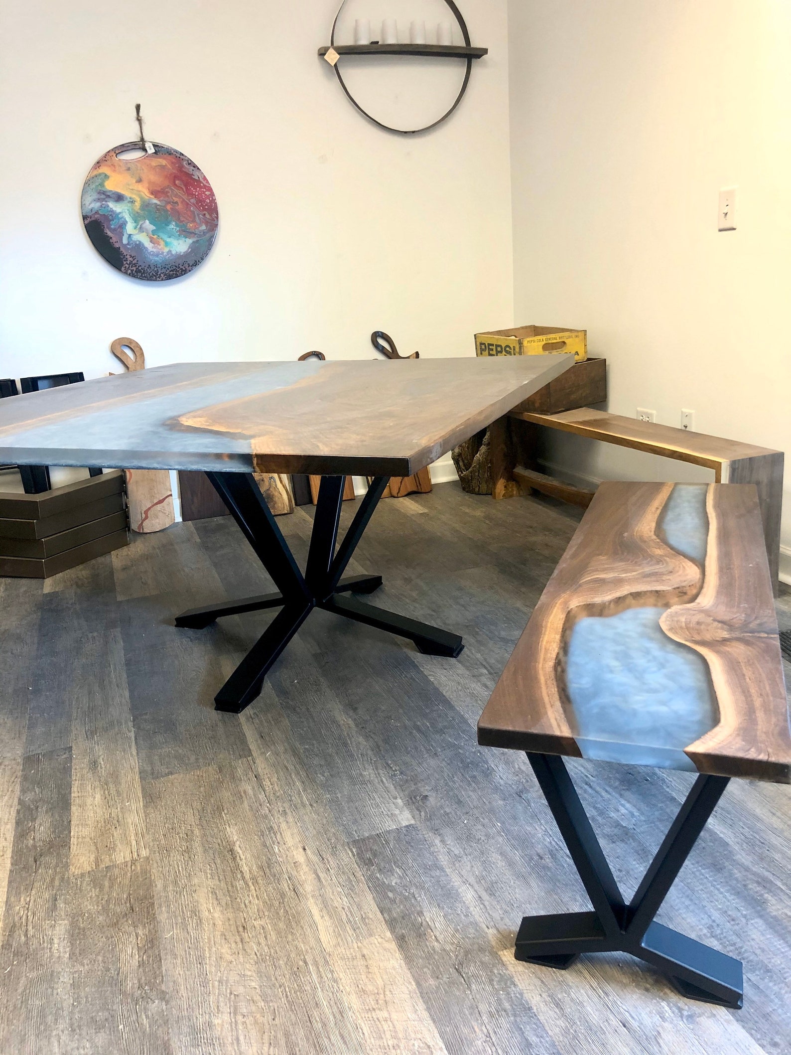 V-shaped Dining Table Base for Round or Square Tops | Etsy