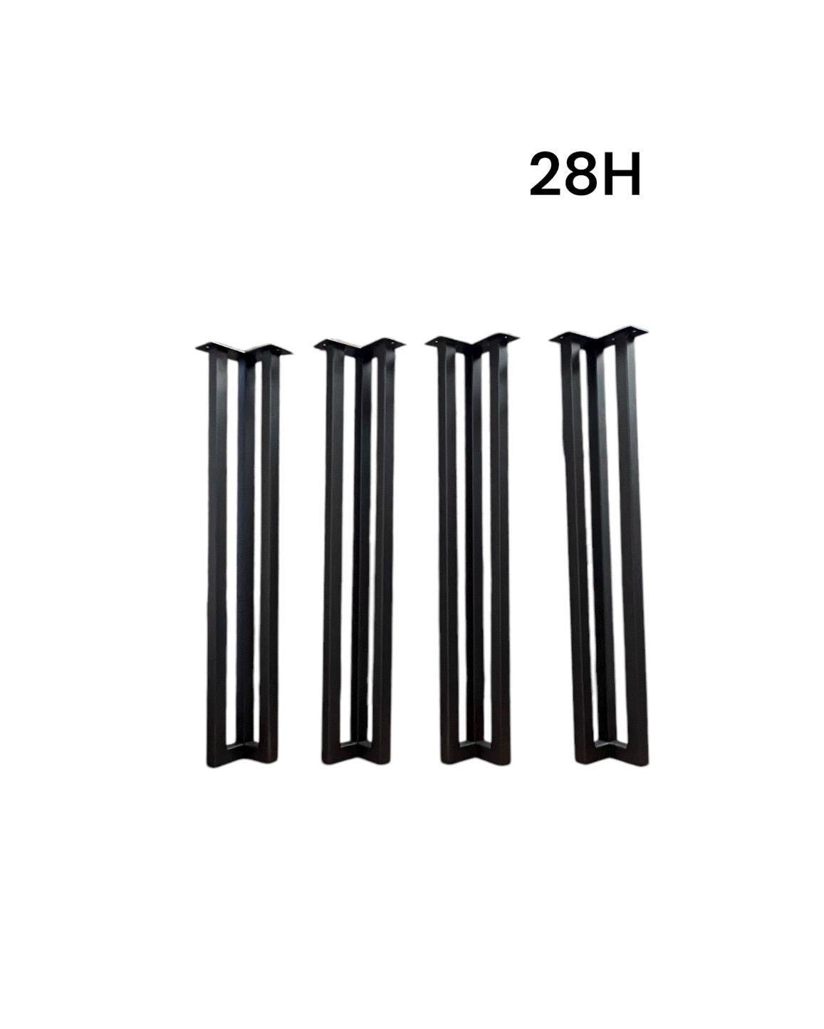 Set of 4 Steel Dining Table Legs 28”H - Etsy