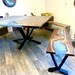 V-shaped Dining Table Base for Round or Square Tops - Etsy