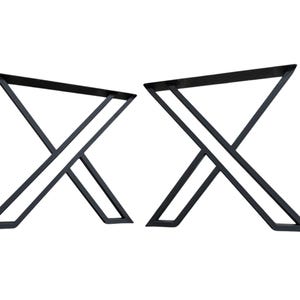 Double X Design Steel Legs for Dining Table or Office Desk - Etsy