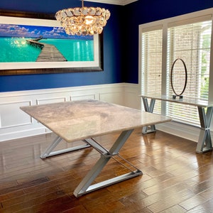 Dining Table Base x Style and Console End Table Base X Style - Etsy