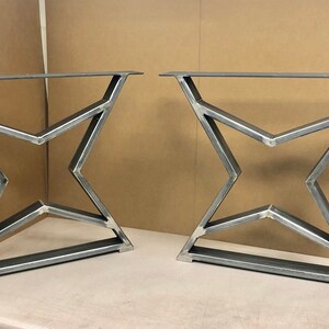 The Stars Design Dining Table Legs Industrial Steel Legs - Etsy