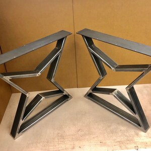 The Stars Design Dining Table Legs Industrial Steel Legs - Etsy