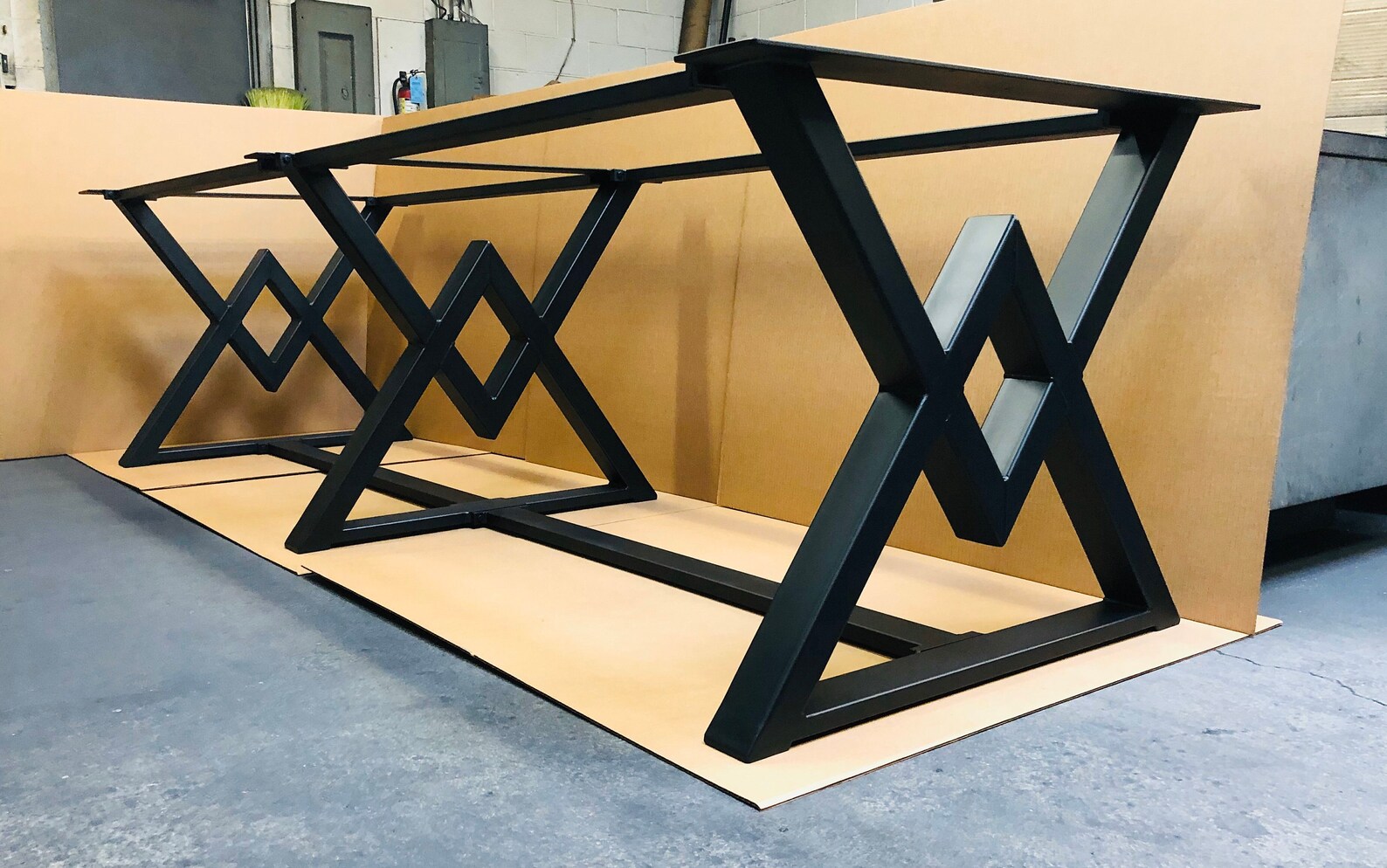 The Diamond Conference Table Base 3 Legs With 6 Braces - Etsy