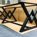 The Diamond Conference Table Base 3 Legs With 6 Braces - Etsy