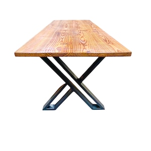 Double X Design Steel Legs for Dining Table or Office Desk - Etsy
