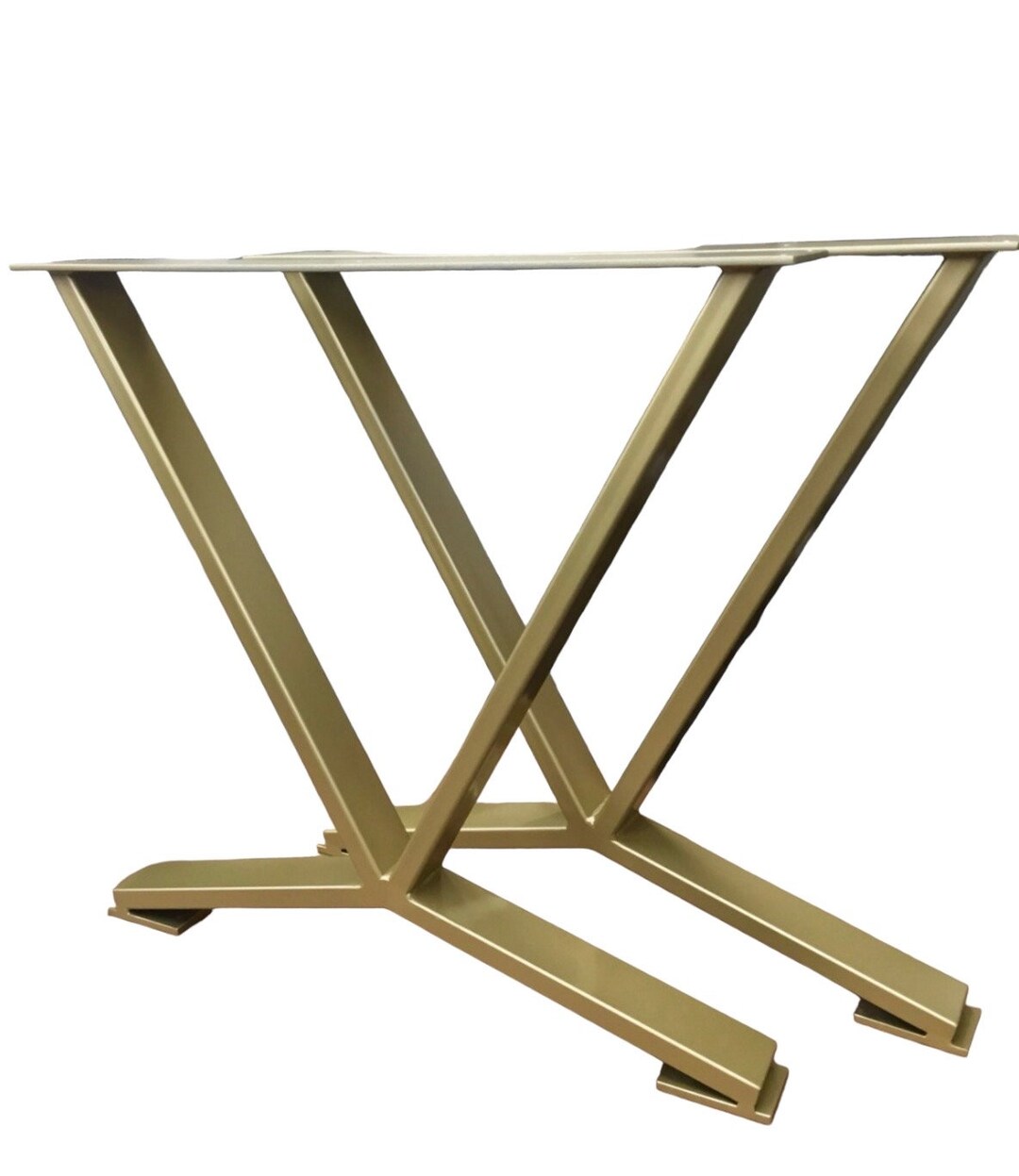 V-shaped Dining Table Legs, Industrial Legs, Set of 2 Steel Legs - Etsy