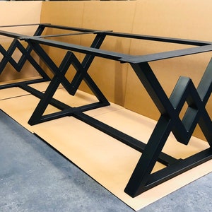The Diamond Conference Table Base 3 Legs With 6 Braces - Etsy