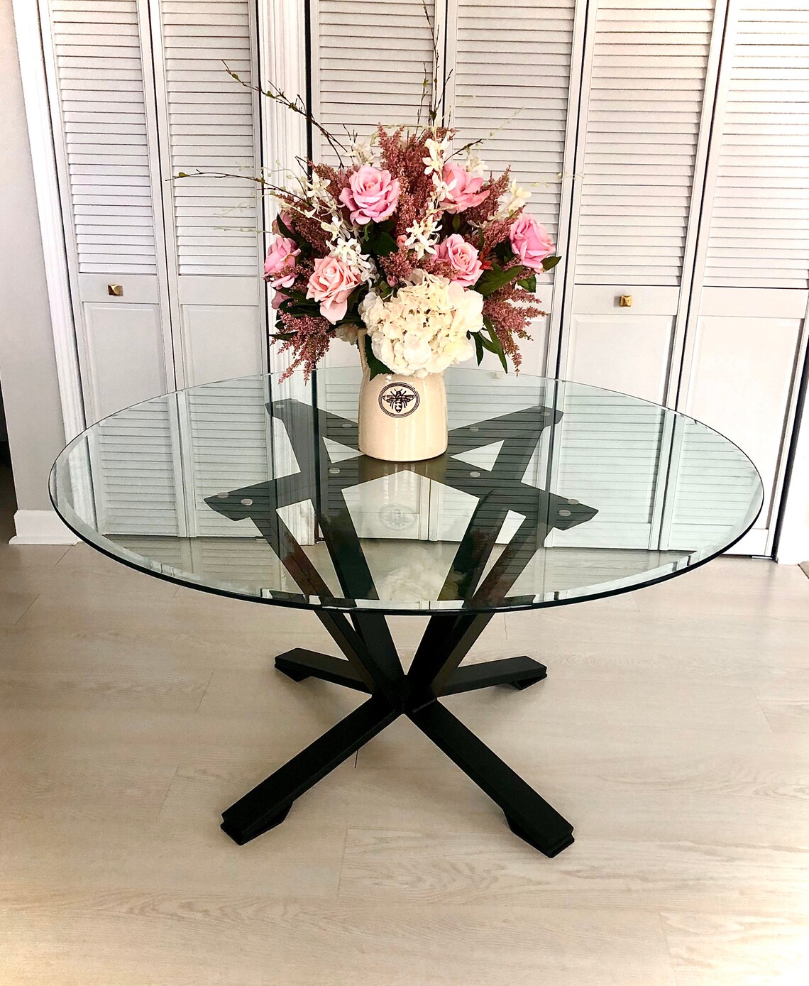 V-shaped Dining Table Base for Round or Square Tops | Etsy