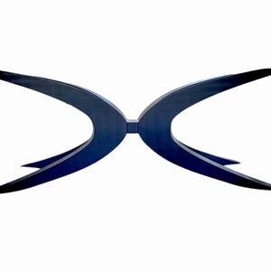 Elegant Steel Table Base, Modern Matte Black Powder Coated Metal Frame ...