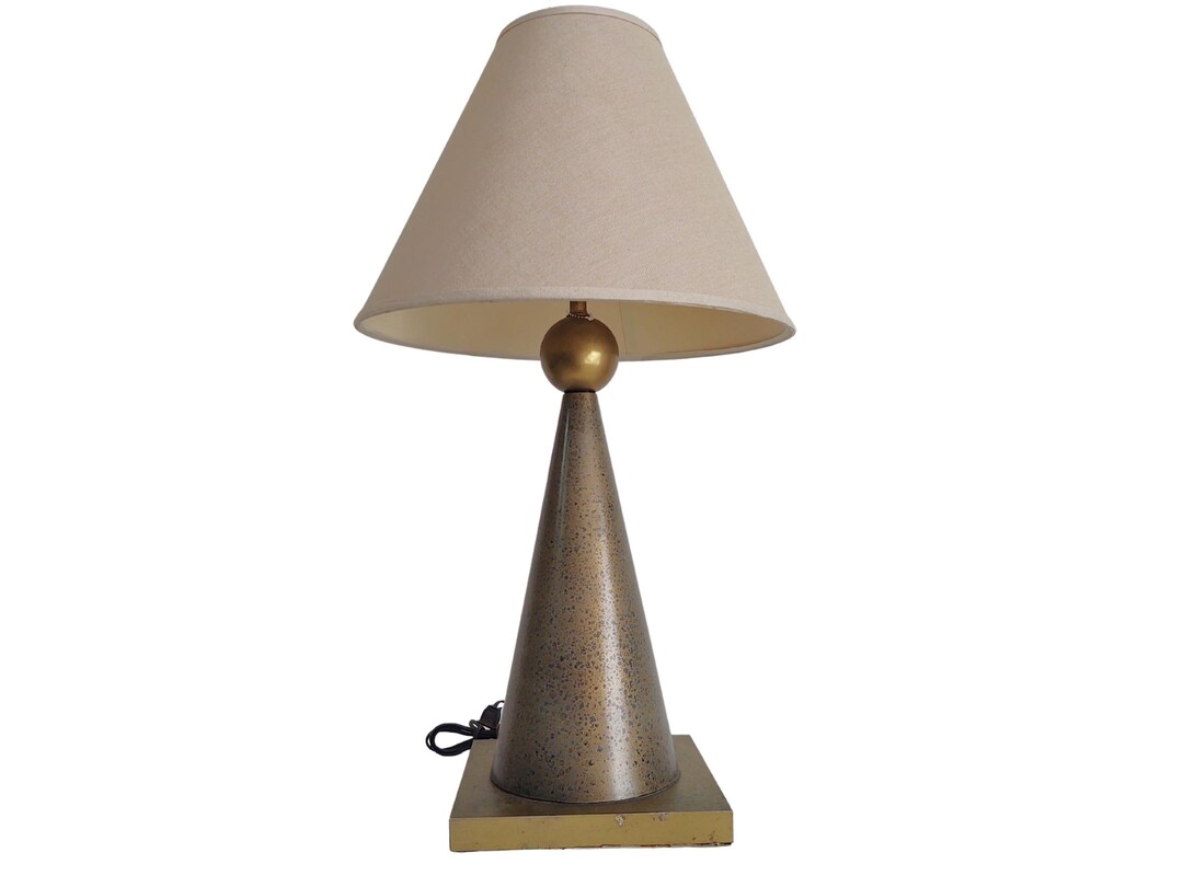 Vintage Nour Cone Table Lamp - Etsy