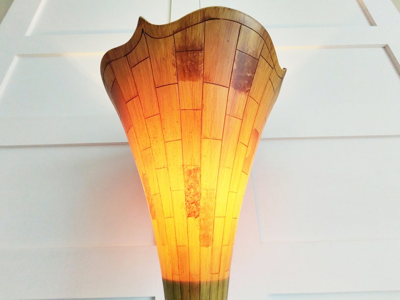 Art Nouveau-style Torchiere Table Lamp - Etsy
