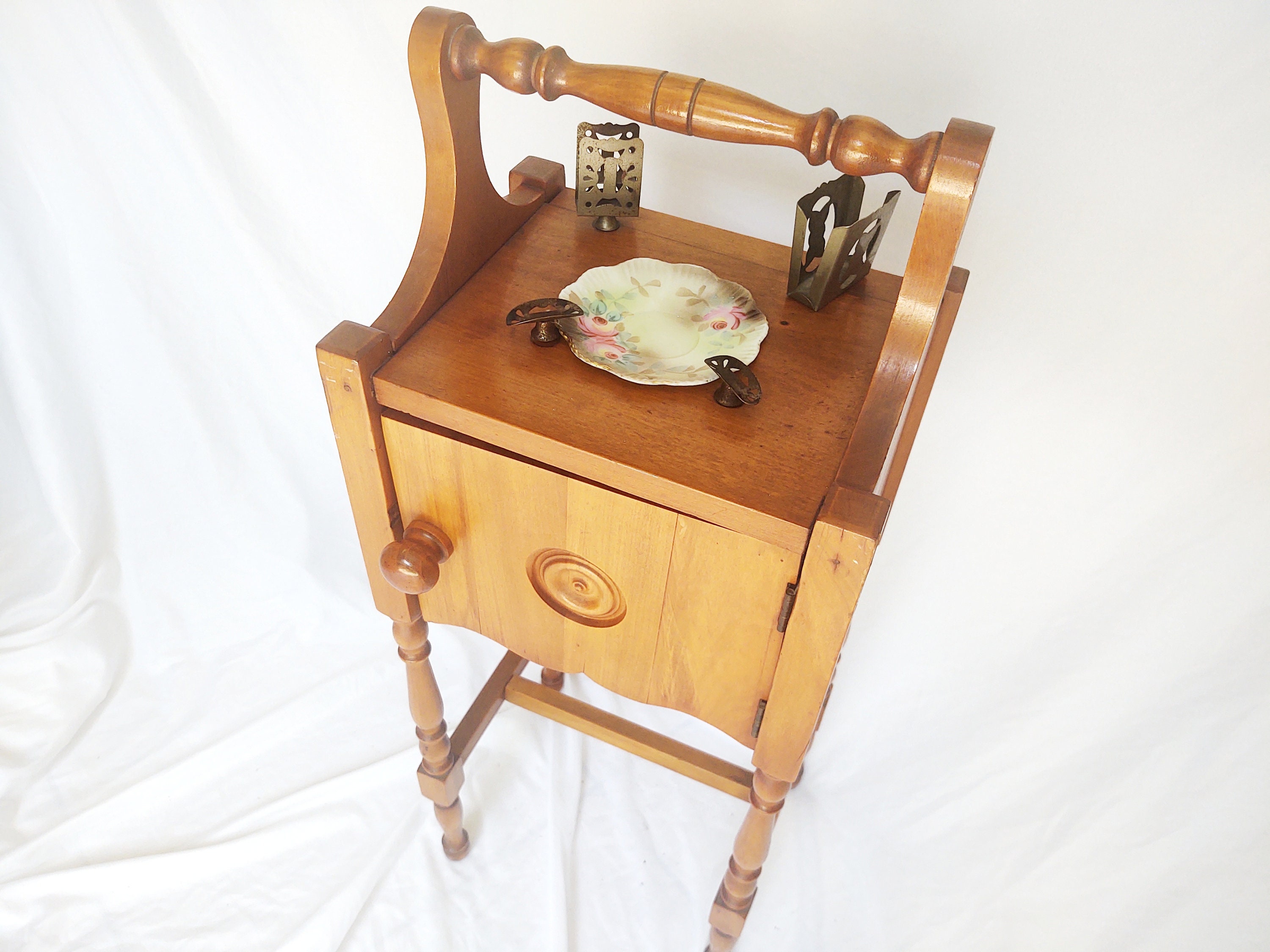 Antique Humidor Copper-lined Wooden Smoker Cabinet Stand - Etsy