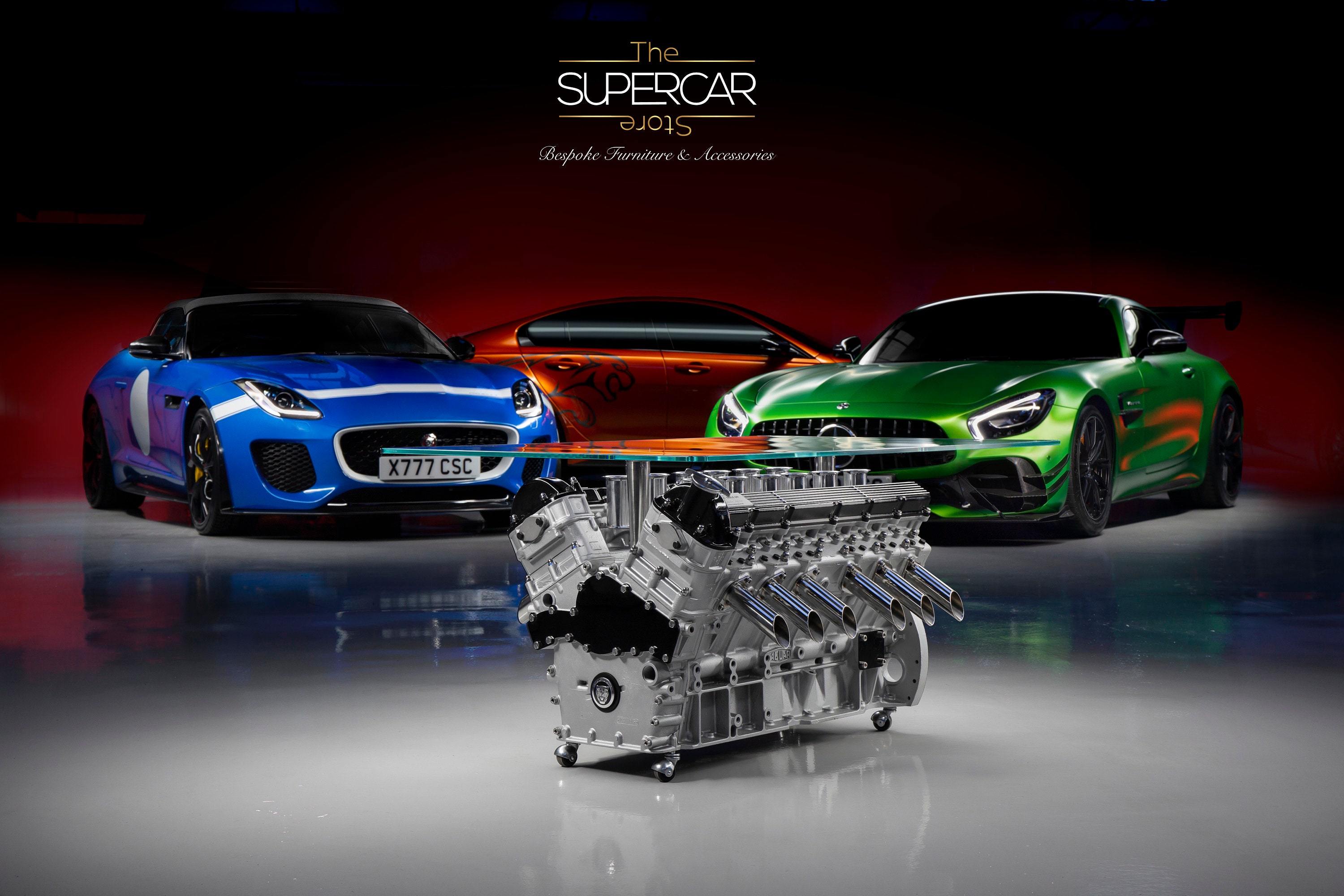 Jaguar V12 symphony Engine Table - Etsy