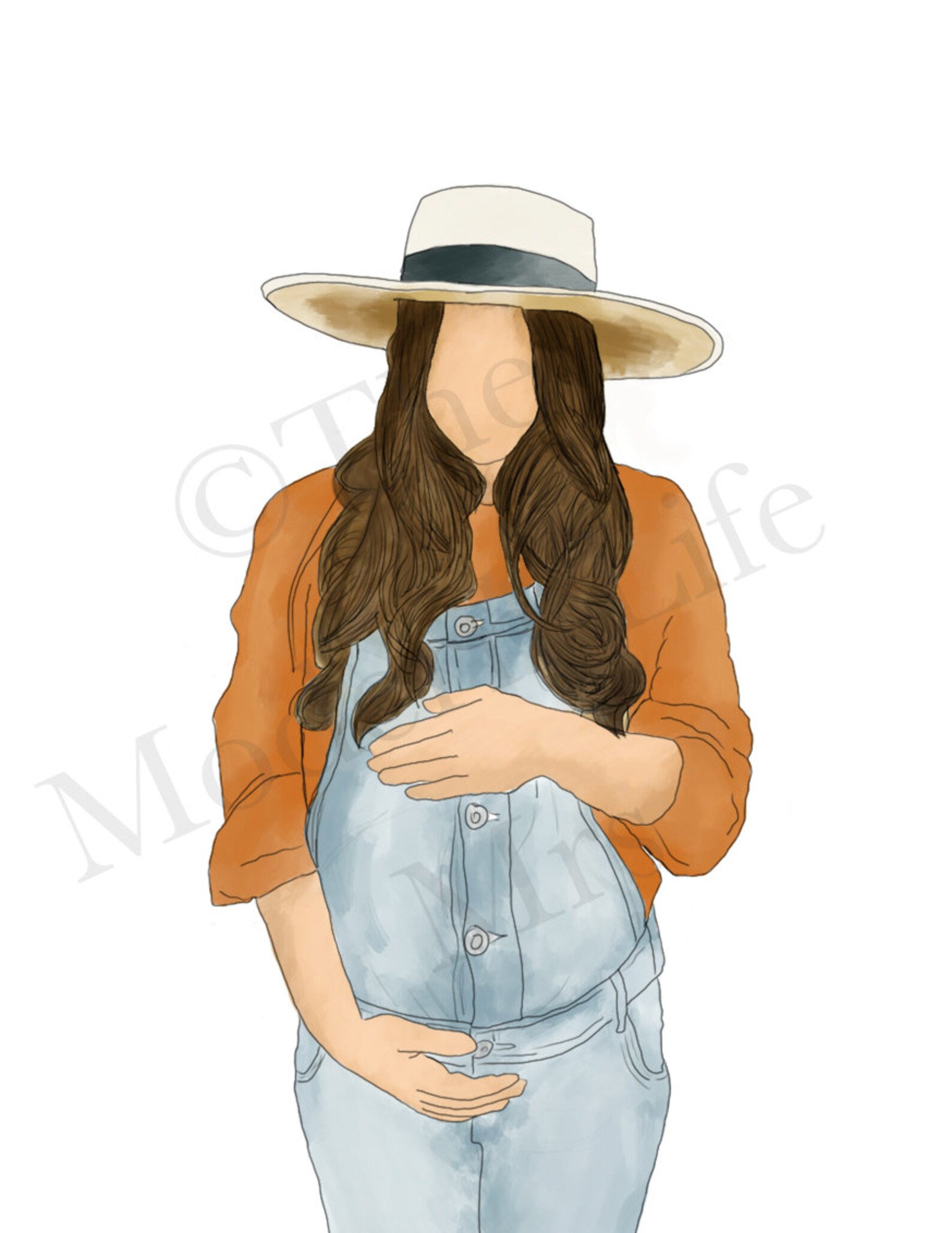 BOHO MATERNITY PRINTABLES (two) | Wall Art | Pregnancy Printable | Baby ...