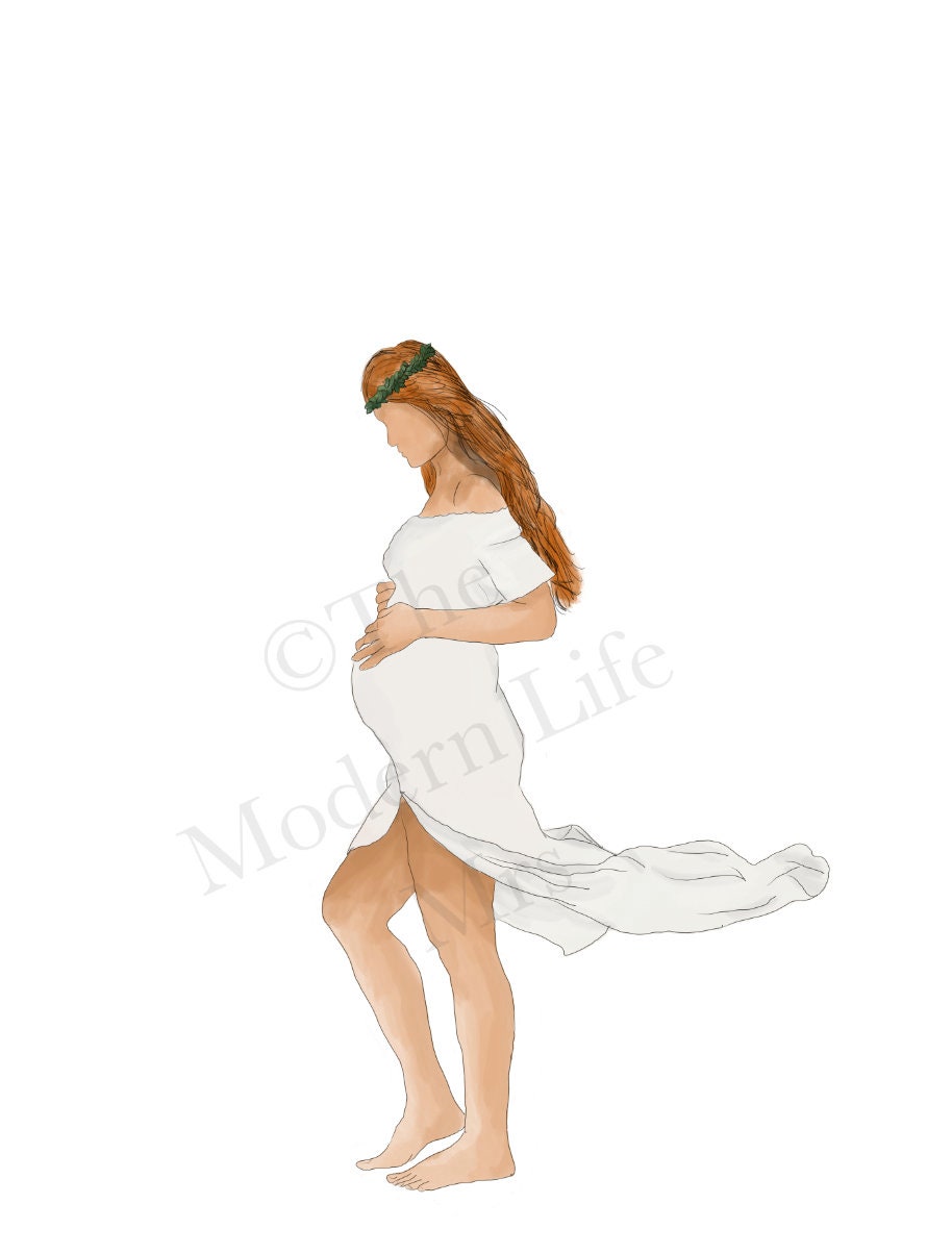 BOHO MATERNITY PRINTABLES (two) | Wall Art | Pregnancy Printable | Baby ...