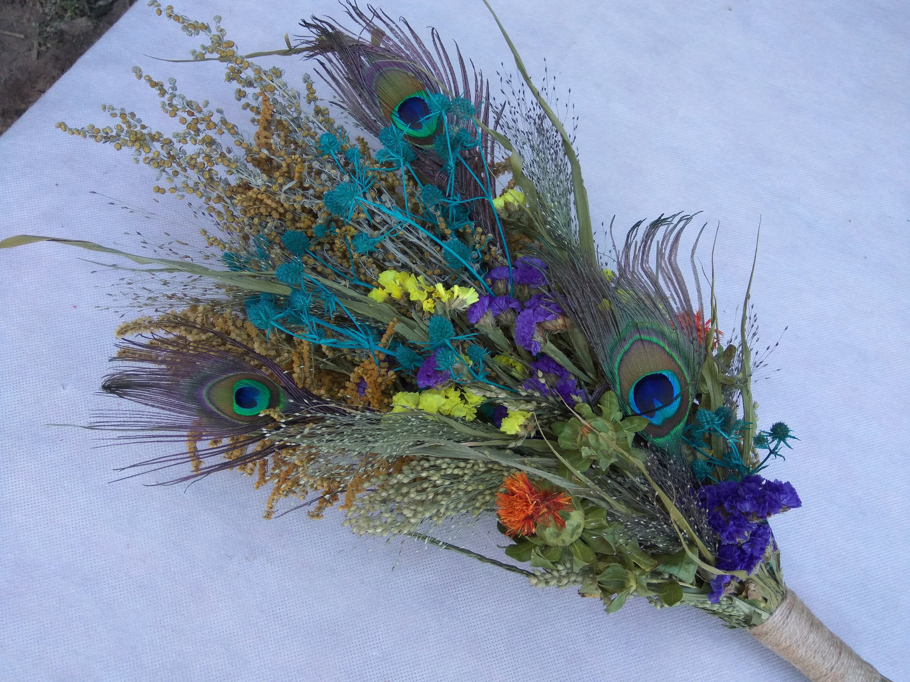 Peacock Feather Flower