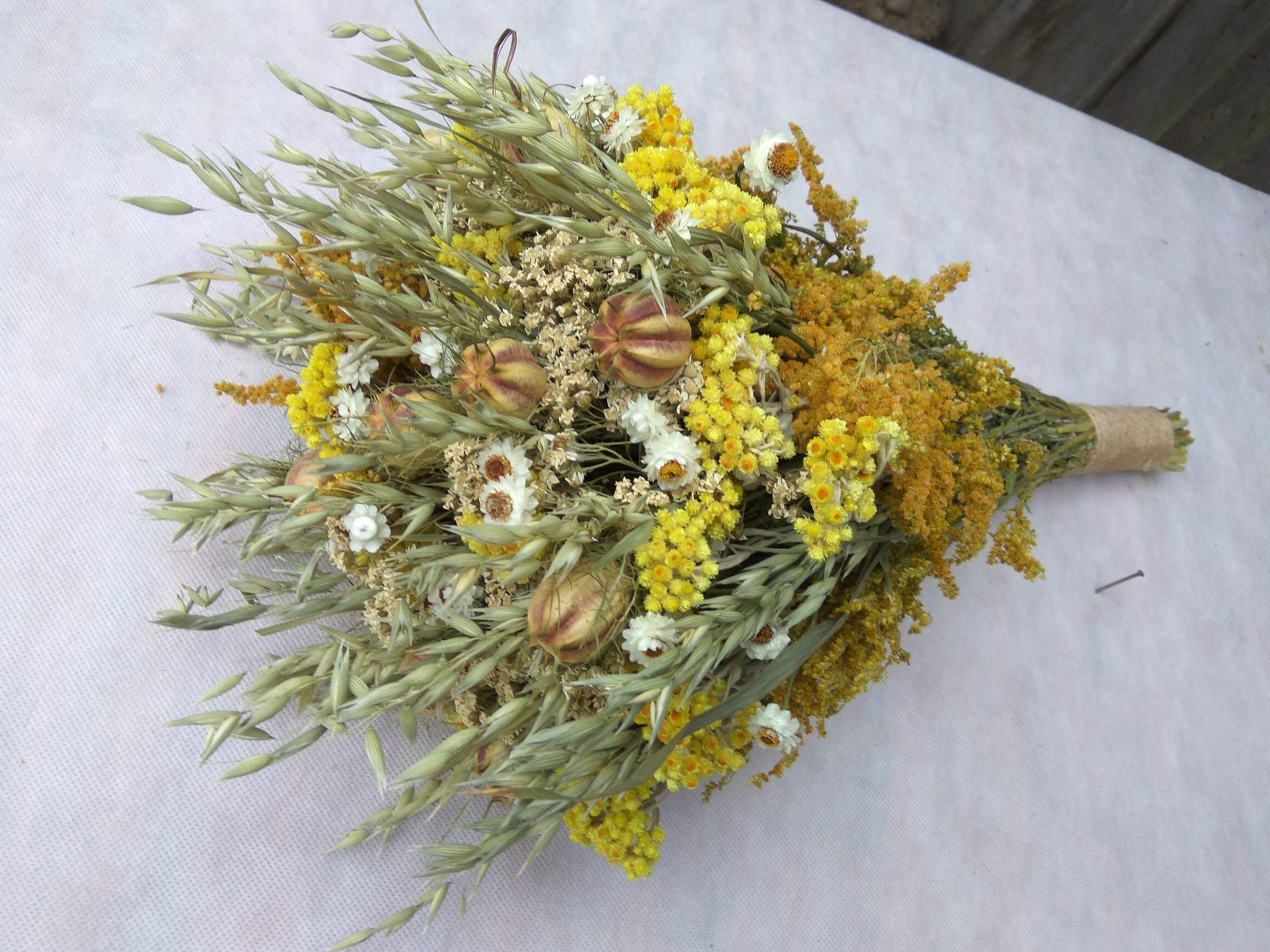 Rustic Wedding Bouquet Bridal Bouquet Bridesmaid Bouquetdry | Etsy