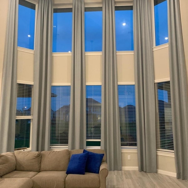 Extra Long Curtains - Etsy