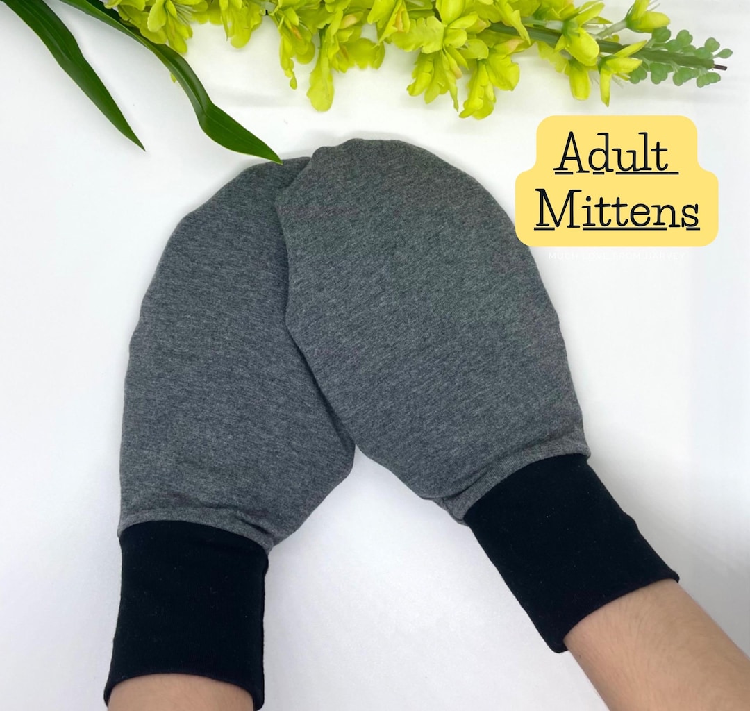 Custom Made Adults Sleep Mittens/organic Cotton Eczema Mittens/special ...