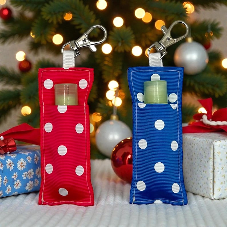 Small Valentine’s Gift Under 10 Dollars/chapstick Cozy/back Pack Hookon ...