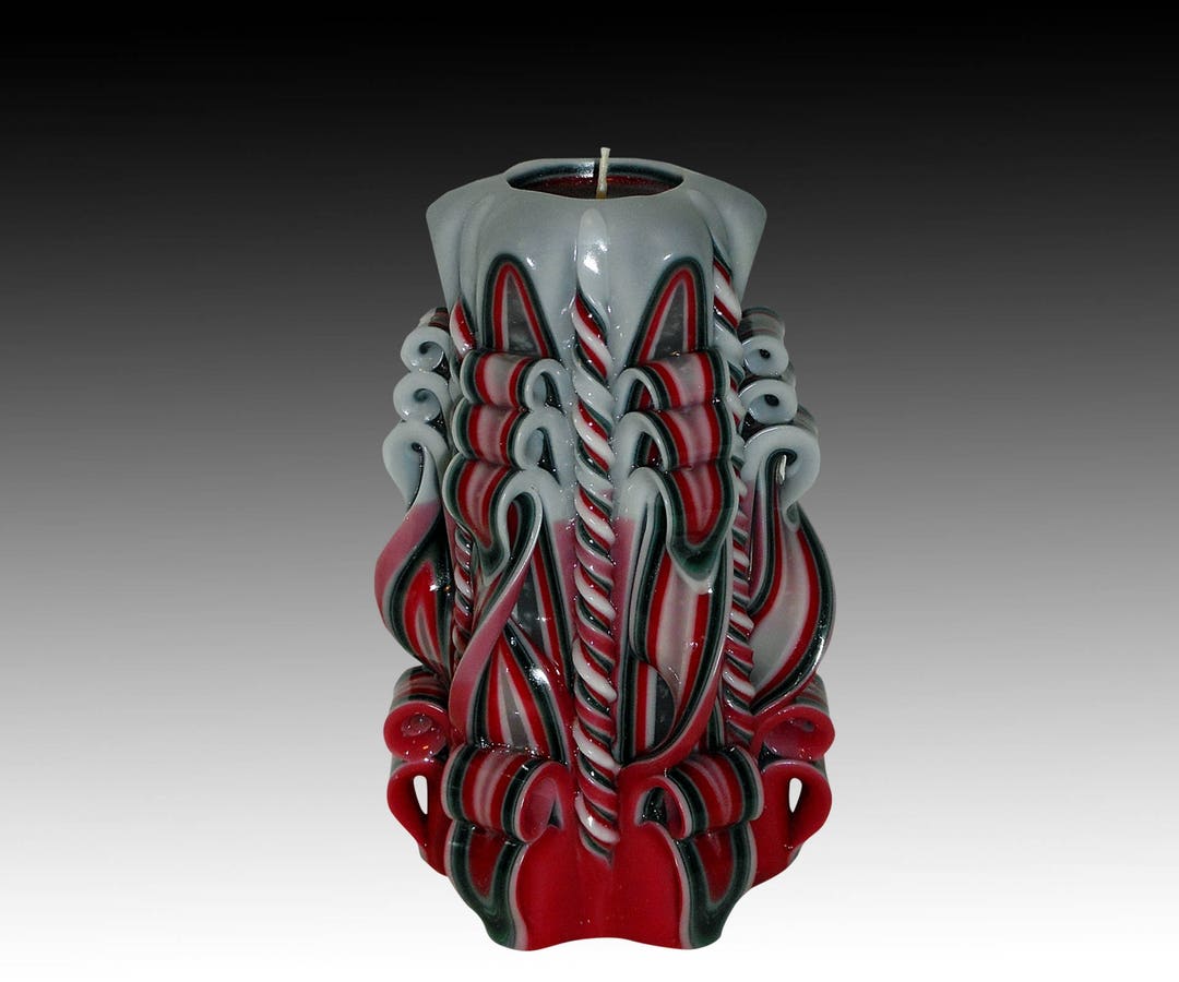Christmas Gift Candle, Unique Handmade Gift Candle, Hand Carved Candles ...