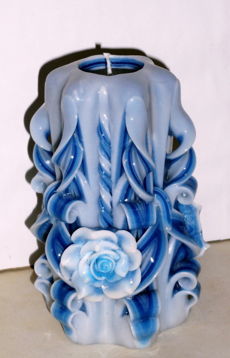 Rose Candle Anniversary Gifts Handmade Gift Candle Hand Carved Candles ...
