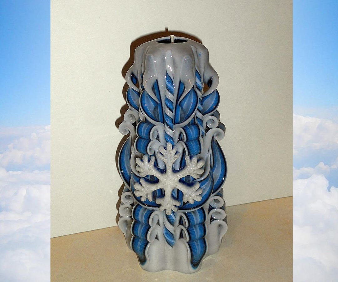 Snowflake Candle Christmas Candles Christmas Gifts Christmas Gift ...