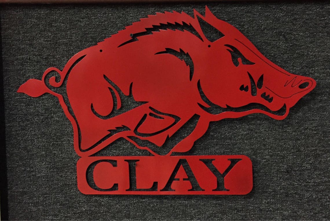 Razorback W/name - Etsy