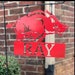 Metal Licensed Razorback Metal Flag W/name - Etsy