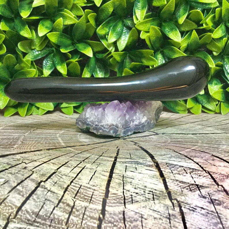 Yoni Wand Yoni Sex Toy Valentines T Obsidian Dildo Etsy