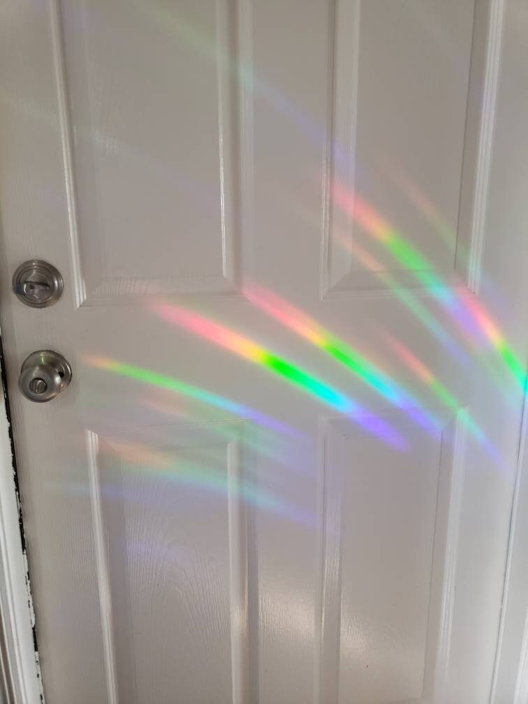 Rainbow Suncatcher Prismatic Window Vinyl Decal Clear - Etsy