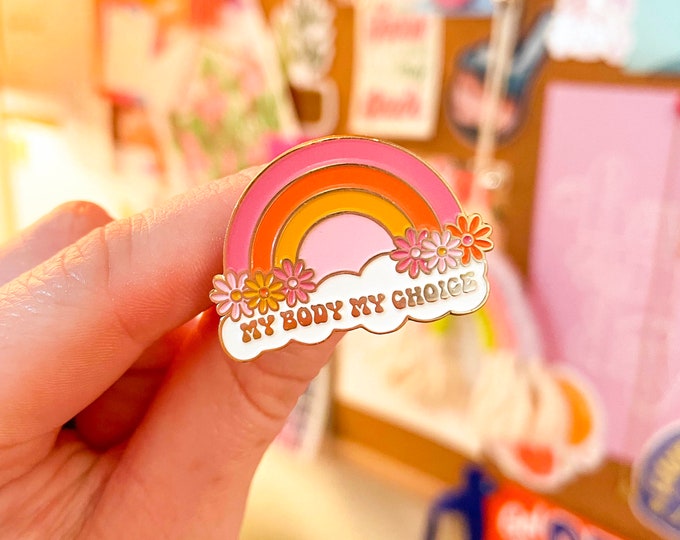 I Love Reproductive Rights Enamel Pin Human Rights Pin - Etsy