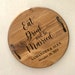 Eat Drink & Be Married Custom Tray, Tray With Handles, Charcuterie ...