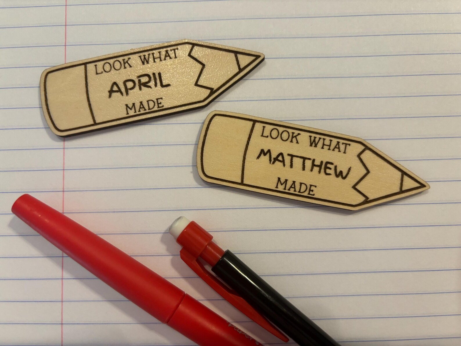 Look What I Made Pencil Magnet - Etsy