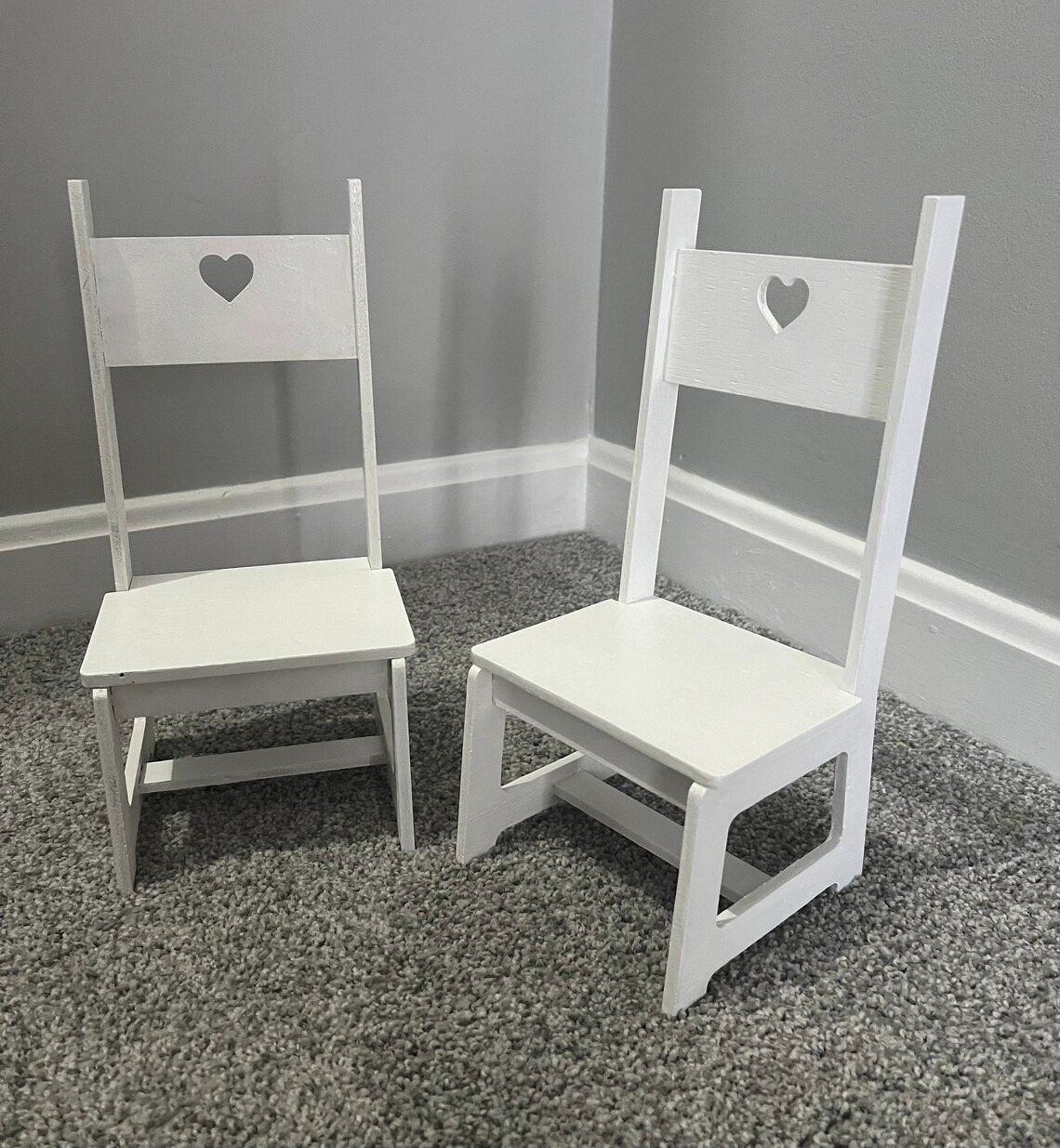 Build Your Own 18 Inch Doll Chairs Kit - Laser Cut Wood for 2 Chairs ...