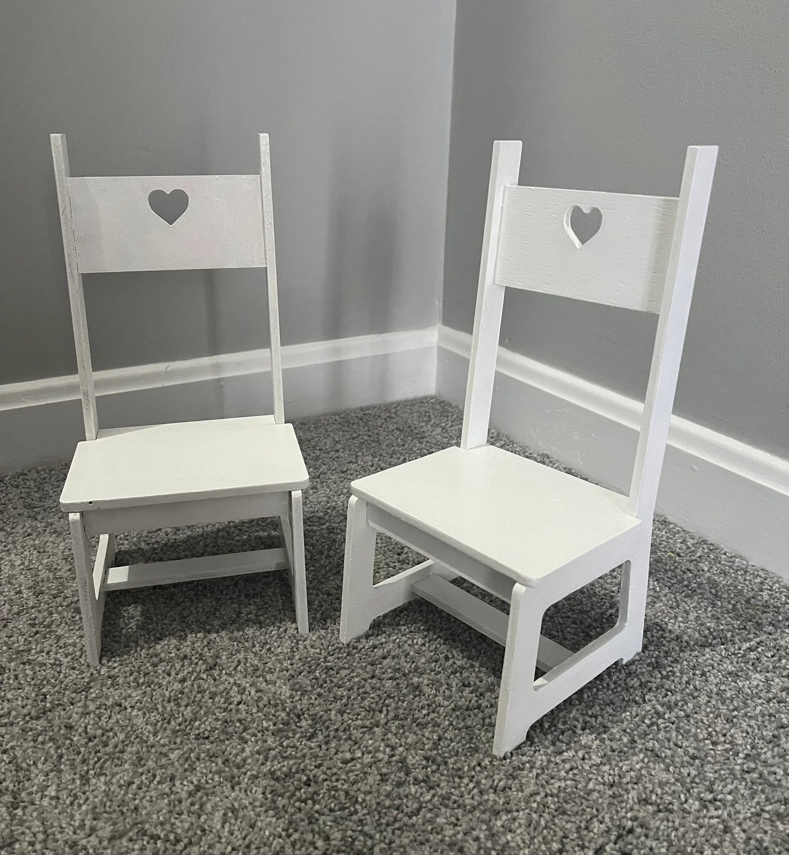 Build Your Own 18 Inch Doll Chairs Kit - Laser Cut Wood for 2 Chairs ...