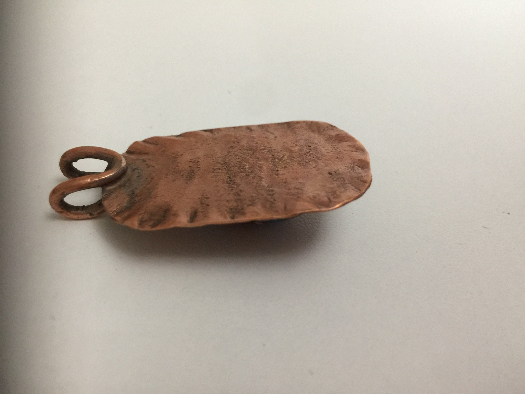 Epoxy Resin Copper Pendant. | Etsy