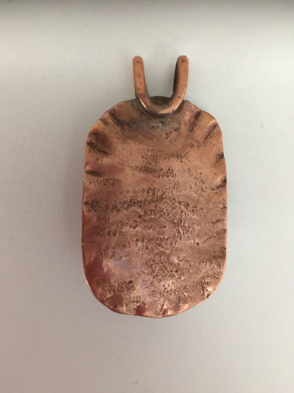 Epoxy Resin Copper Pendant. | Etsy